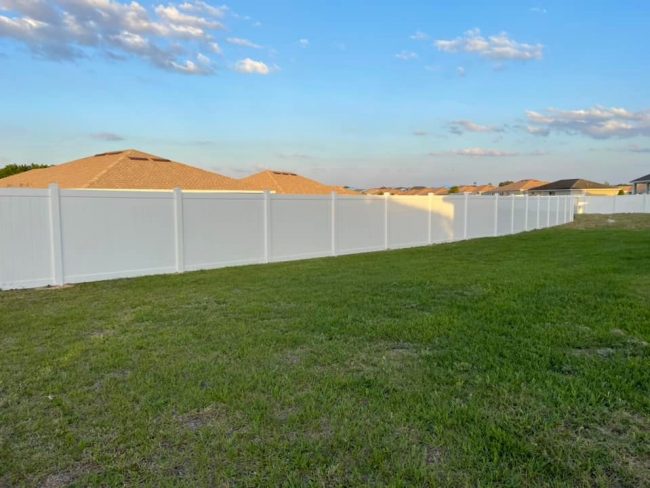 Crossbuck Vinyl Fences - Statewide Fence